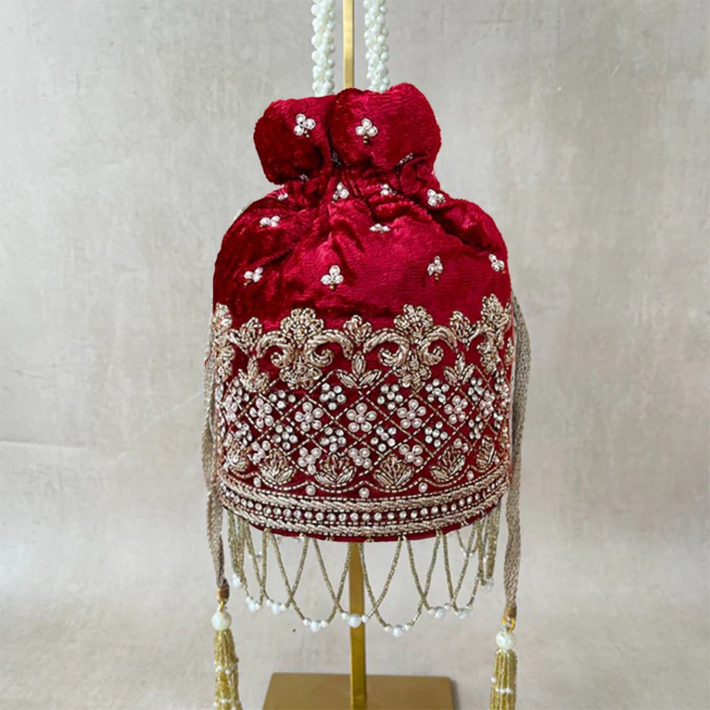 Gulab Red Potli – ArtFlyck