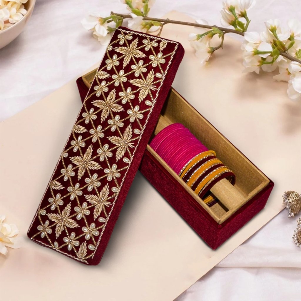 Alpine Red Bangle Choora Box – ArtFlyck