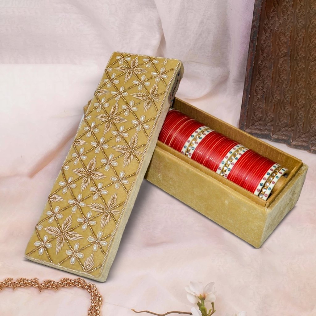 Golden Bangle Choora Box – ArtFlyck